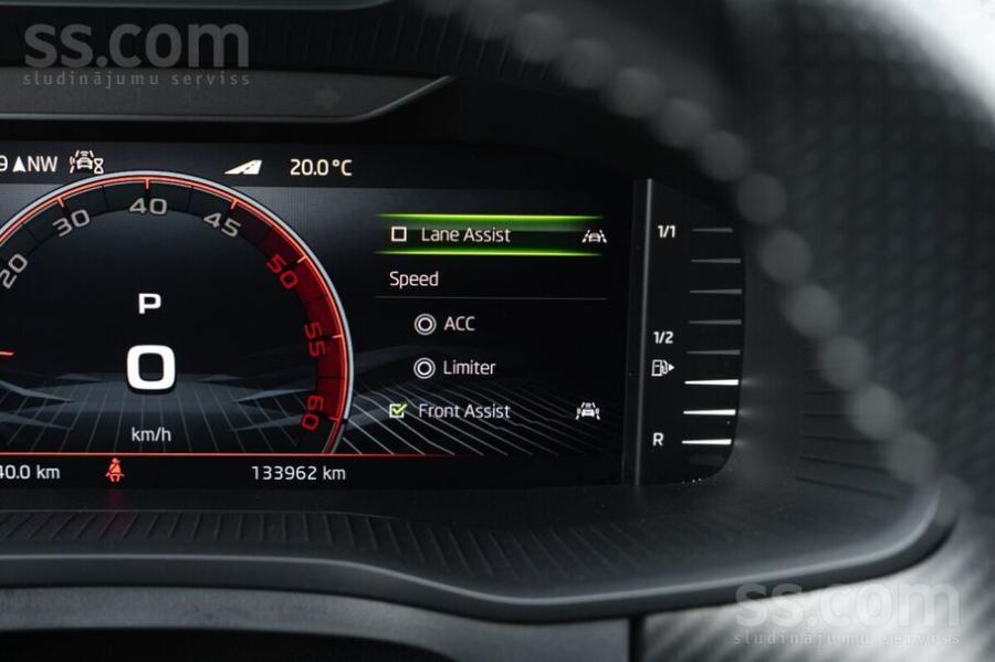 Grey Skoda Kodiaq 2023 in Riga, with an engine capacity of 2.00 L and mileage of 134 thousand km for 32300 €, photo 19 on AUTOMOTO.COM.LV