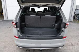 Grey Skoda Kodiaq 2023 in Riga, with an engine capacity of 2.00 L and mileage of 134 thousand km for 32300 €, photo 32 on AUTOMOTO.COM.LV