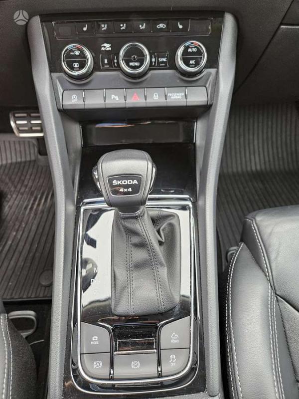 Grey Skoda Kodiaq 2023 in Gargzdai, with an engine capacity of 1.98 L and mileage of 129 thousand km for 29600 €, photo 11 on AUTOMOTO.COM.LV