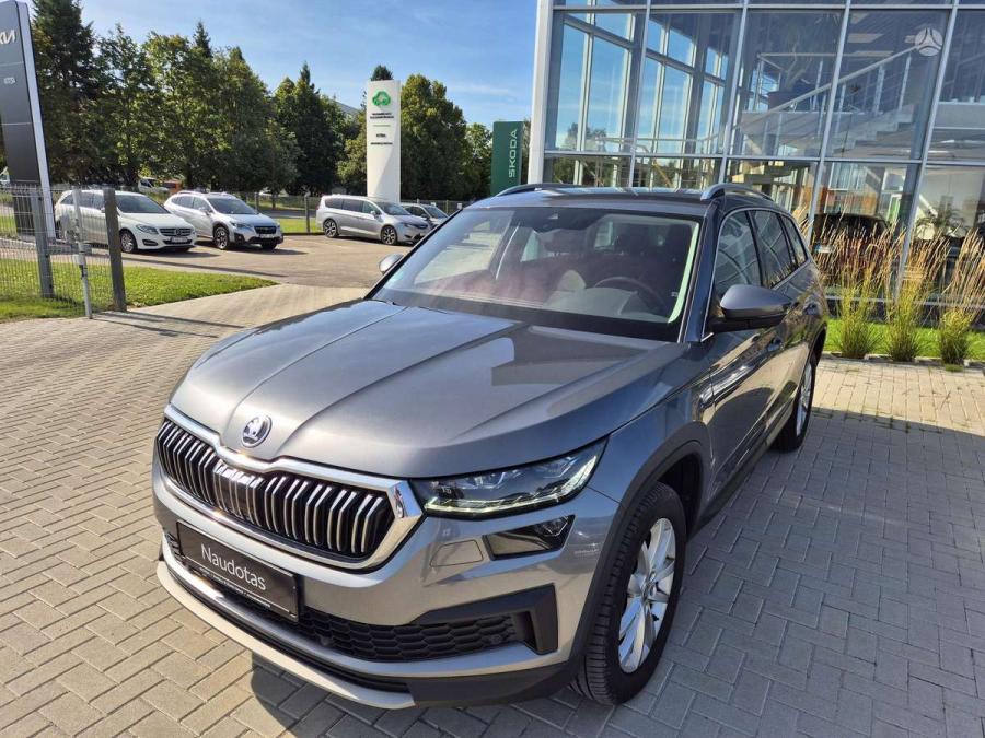 Pelēks Skoda Kodiaq 2023 Šauļi, ar dzinēja tilpumu 1.97 L un nobraukumu 177 tūkst. km par 25500 €, foto 1 vietnē AUTOMOTO.COM.LV