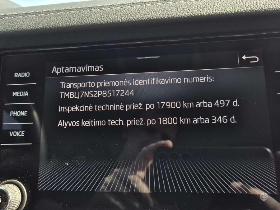 Pelēks Skoda Kodiaq 2023 Šauļi, ar dzinēja tilpumu 1.97 L un nobraukumu 177 tūkst. km par 25500 €, foto 27 vietnē AUTOMOTO.COM.LV