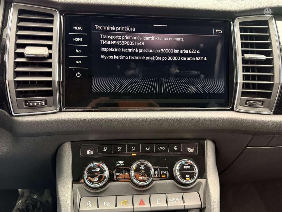 Серый Шкода Kodiaq 2023 в Вильнюс, объемом двигателя 1.97 л и пробегом 182 тыс. км за 26200 €, фото 21 на AUTOMOTO.COM.LV
