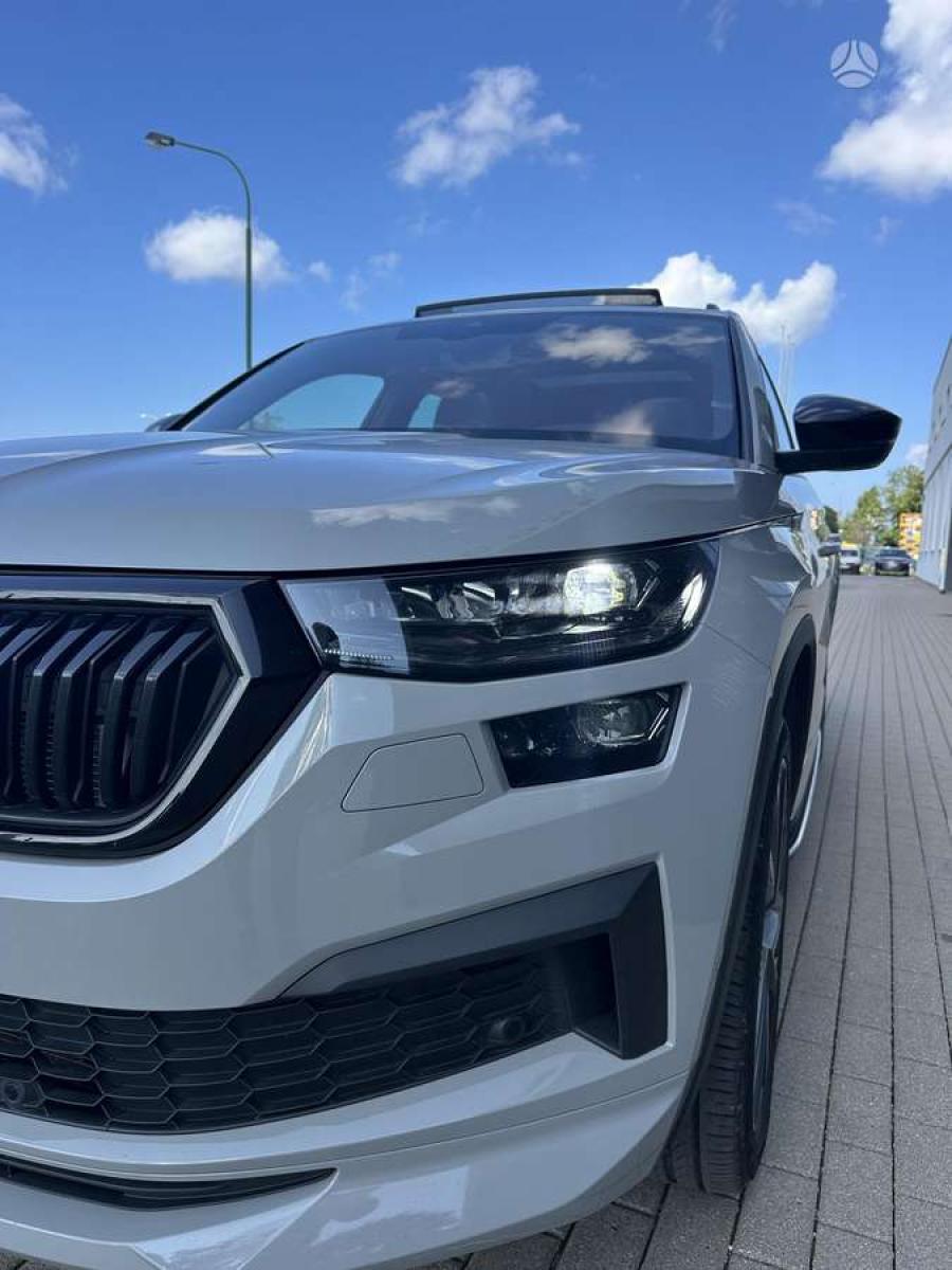 Pelēks Skoda Kodiaq 2023 Klaipėda, ar dzinēja tilpumu 1.97 L un nobraukumu 92 tūkst. km par 36800 €, foto 8 vietnē AUTOMOTO.COM.LV