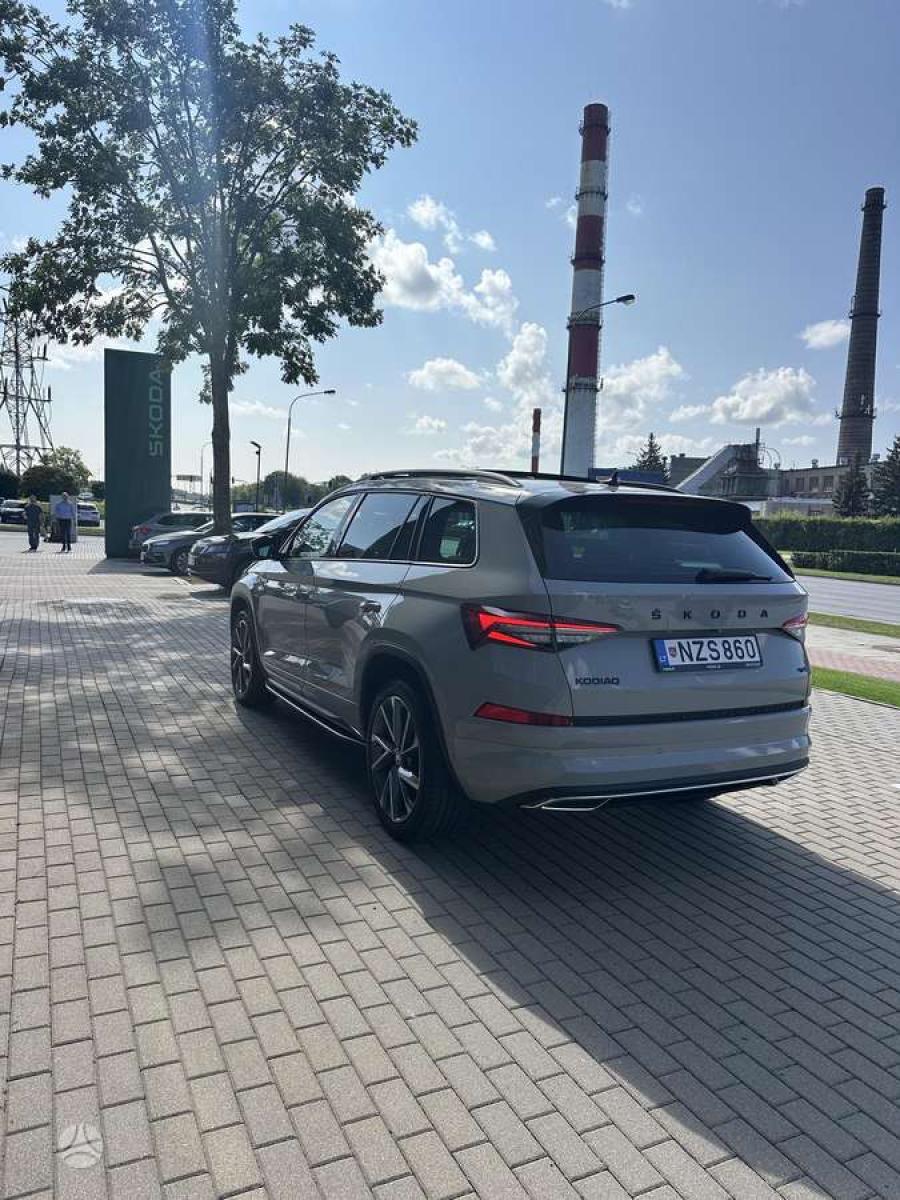 Pelēks Skoda Kodiaq 2023 Klaipėda, ar dzinēja tilpumu 1.97 L un nobraukumu 92 tūkst. km par 36800 €, foto 11 vietnē AUTOMOTO.COM.LV