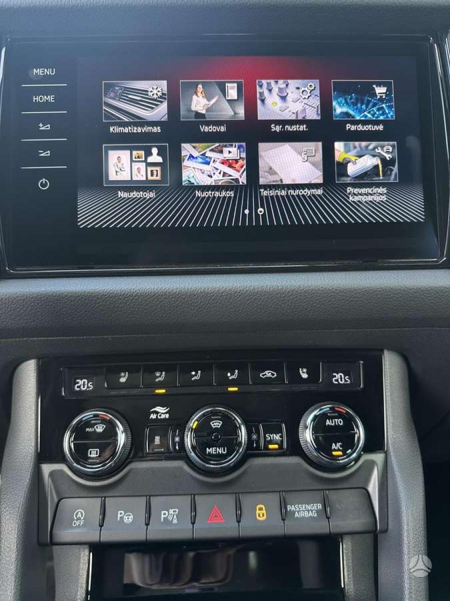 Pelēks Skoda Kodiaq 2023 Klaipėda, ar dzinēja tilpumu 1.97 L un nobraukumu 92 tūkst. km par 36800 €, foto 33 vietnē AUTOMOTO.COM.LV