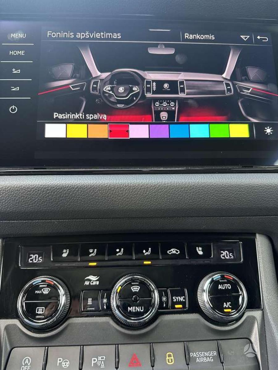 Pelēks Skoda Kodiaq 2023 Klaipėda, ar dzinēja tilpumu 1.97 L un nobraukumu 92 tūkst. km par 36800 €, foto 40 vietnē AUTOMOTO.COM.LV