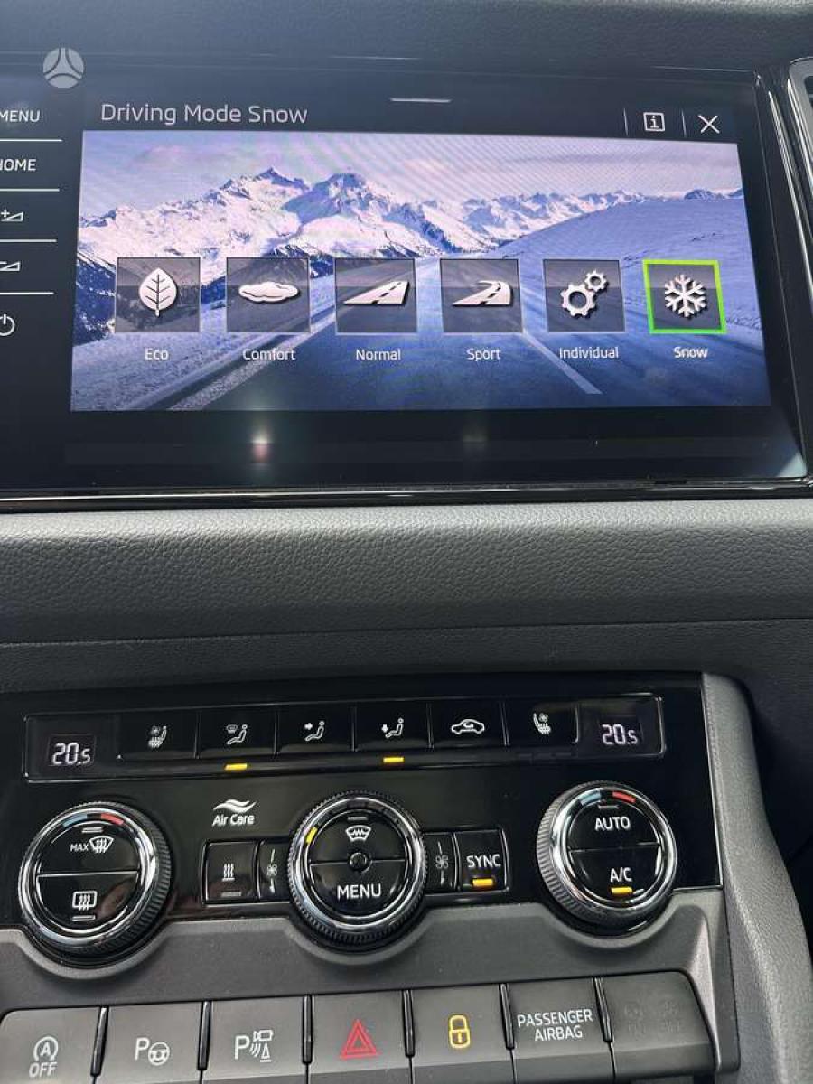 Pelēks Skoda Kodiaq 2023 Klaipėda, ar dzinēja tilpumu 1.97 L un nobraukumu 92 tūkst. km par 36800 €, foto 47 vietnē AUTOMOTO.COM.LV