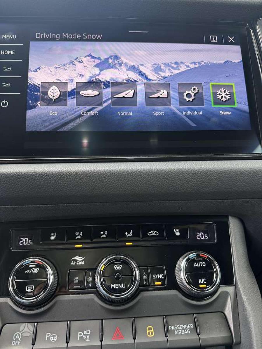 Pelēks Skoda Kodiaq 2023 Klaipėda, ar dzinēja tilpumu 1.97 L un nobraukumu 92 tūkst. km par 36800 €, foto 48 vietnē AUTOMOTO.COM.LV
