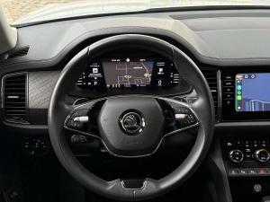 Grey Skoda Kodiaq 2023 in Kaunas, with an engine capacity of 1.97 L and mileage of 131 thousand km for 23999 €, photo 8 on AUTOMOTO.COM.LV