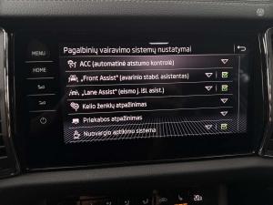 Grey Skoda Kodiaq 2023 in Kaunas, with an engine capacity of 1.97 L and mileage of 131 thousand km for 23999 €, photo 12 on AUTOMOTO.COM.LV