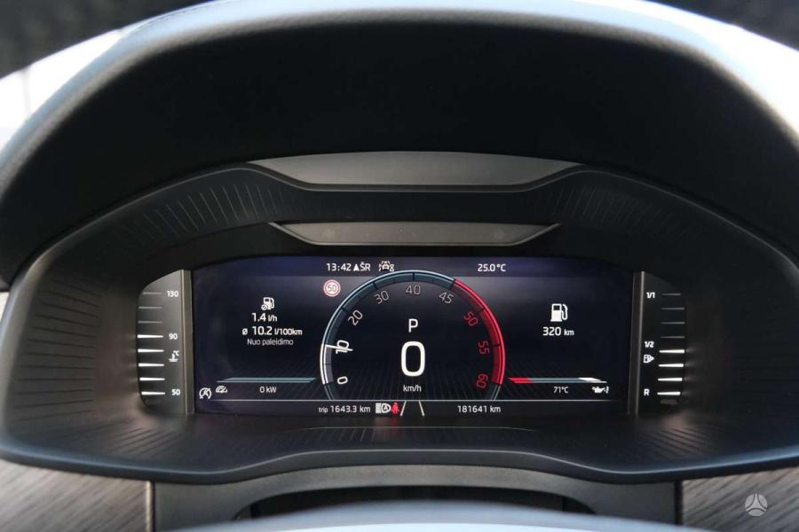 Pelēks Skoda Kodiaq 2023 Viļņa, ar dzinēja tilpumu 1.97 L un nobraukumu 182 tūkst. km par 26600 €, foto 12 vietnē AUTOMOTO.COM.LV
