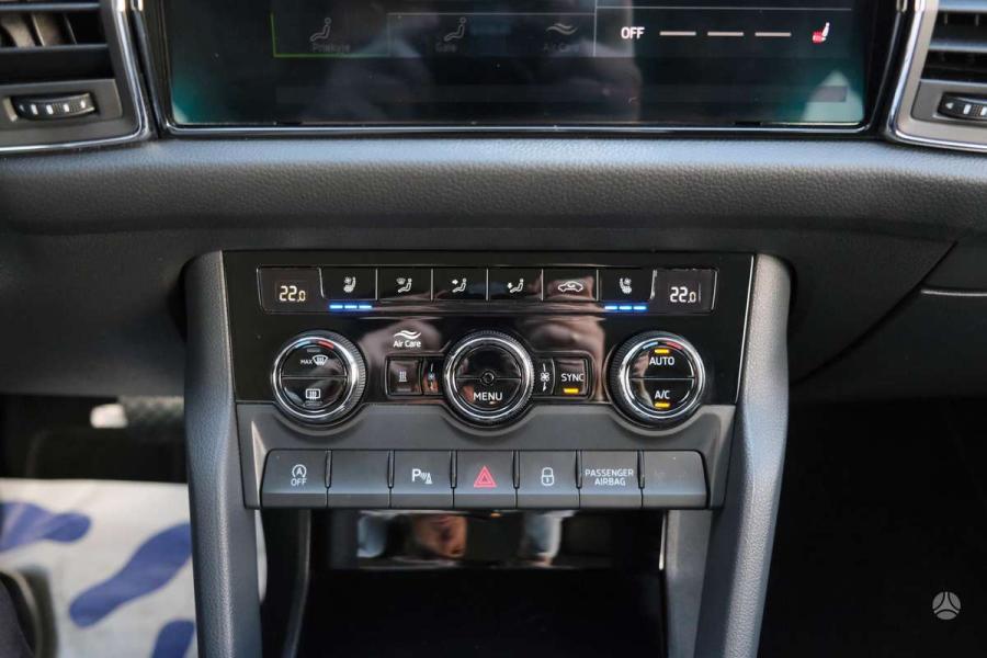 Pelēks Skoda Kodiaq 2023 Viļņa, ar dzinēja tilpumu 1.97 L un nobraukumu 182 tūkst. km par 26600 €, foto 33 vietnē AUTOMOTO.COM.LV