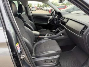 Grey Skoda Kodiaq 2023 in Siauliai, with an engine capacity of 1.97 L and mileage of 191 thousand km for 24990 €, photo 18 on AUTOMOTO.COM.LV