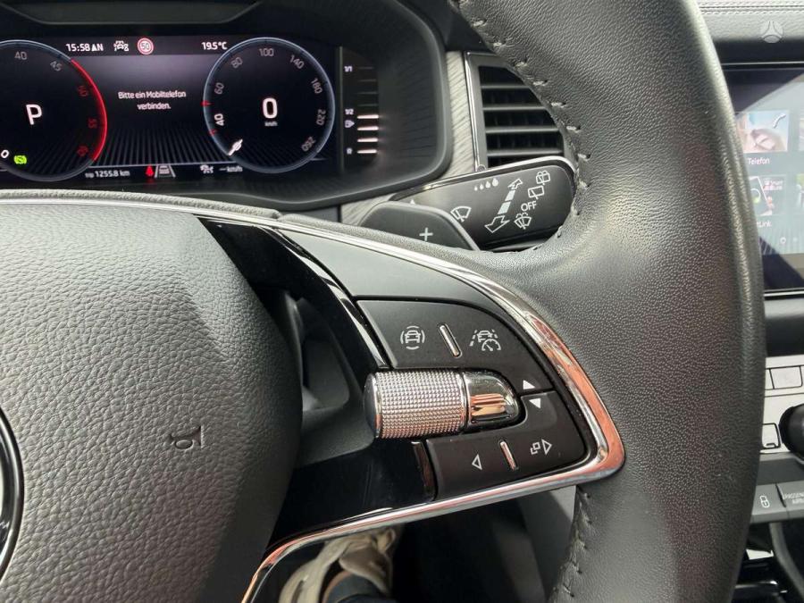 Grey Skoda Kodiaq 2023 in Siauliai, with an engine capacity of 1.97 L and mileage of 191 thousand km for 24990 €, photo 27 on AUTOMOTO.COM.LV