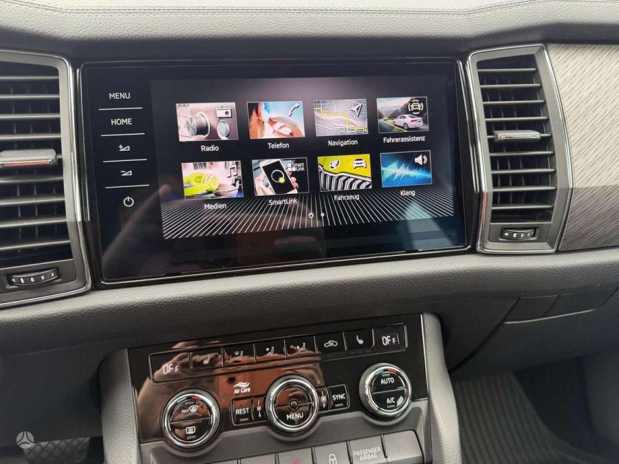 Grey Skoda Kodiaq 2023 in Siauliai, with an engine capacity of 1.97 L and mileage of 191 thousand km for 24990 €, photo 28 on AUTOMOTO.COM.LV