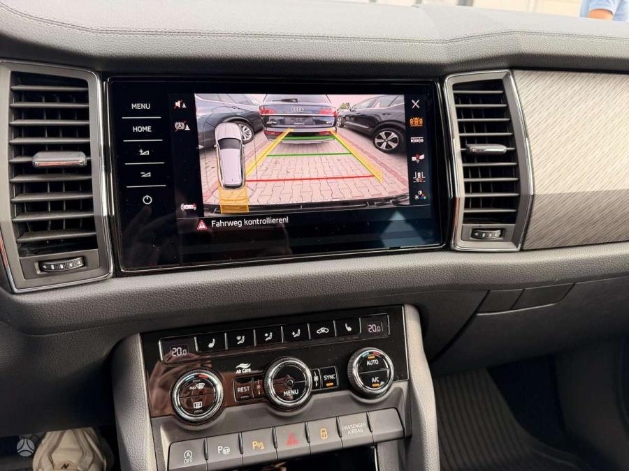 Grey Skoda Kodiaq 2023 in Siauliai, with an engine capacity of 1.97 L and mileage of 191 thousand km for 24990 €, photo 40 on AUTOMOTO.COM.LV