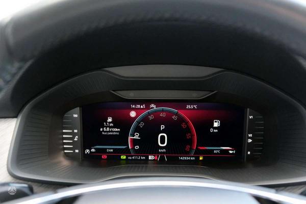 Grey Skoda Kodiaq 2023 in Vilnius, with an engine capacity of 1.97 L and mileage of 143 thousand km for 27700 €, photo 7 on AUTOMOTO.COM.LV