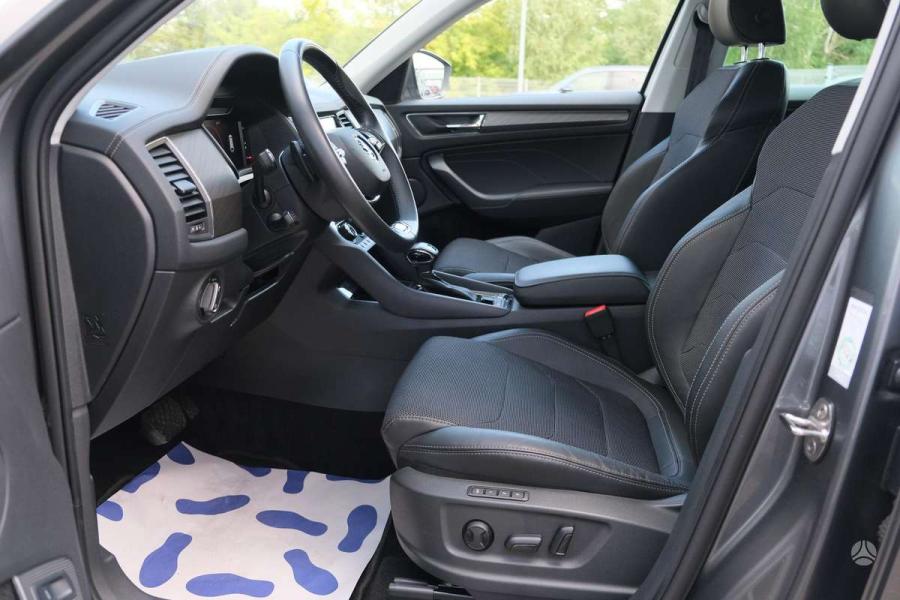 Pelēks Skoda Kodiaq 2023 Viļņa, ar dzinēja tilpumu 1.97 L un nobraukumu 143 tūkst. km par 27700 €, foto 8 vietnē AUTOMOTO.COM.LV