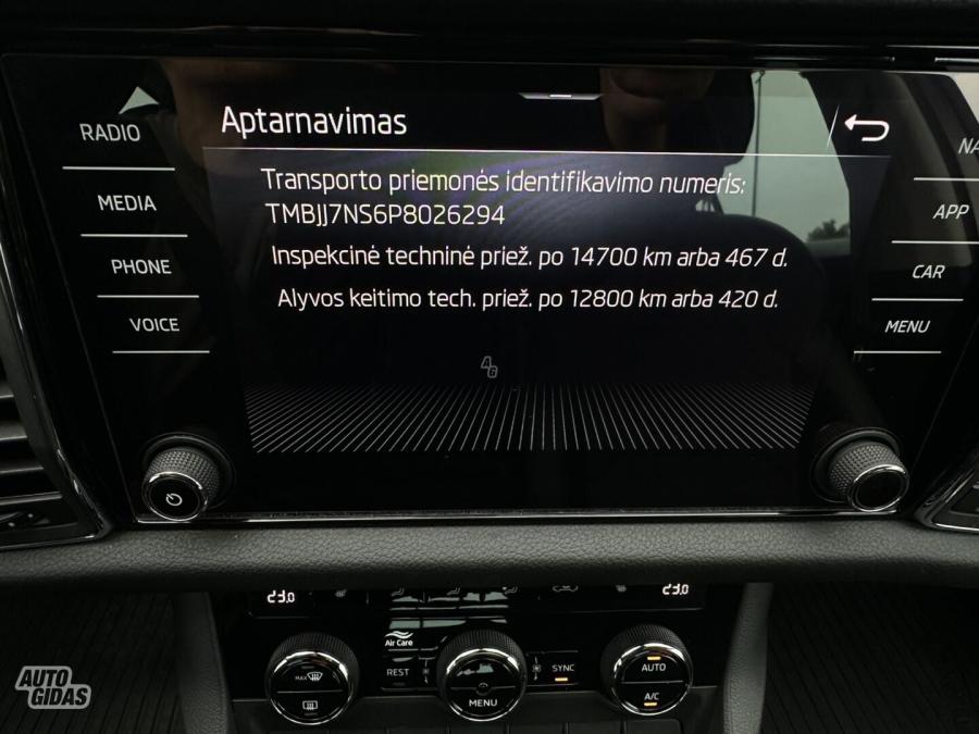 Pelēks Skoda Kodiaq 2023 Avižieniai, ar dzinēja tilpumu 2.00 L un nobraukumu 158 tūkst. km par 23500 €, foto 16 vietnē AUTOMOTO.COM.LV