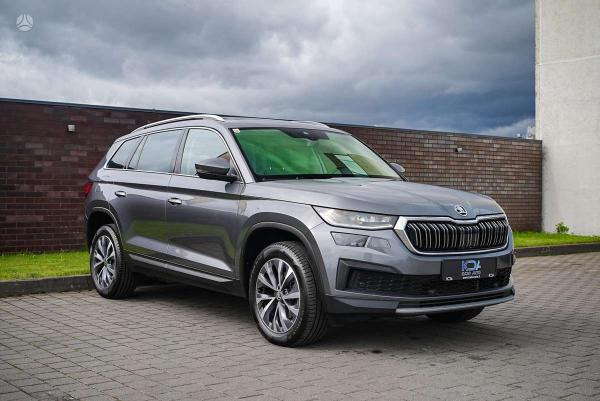 Skoda Kodiaq 2023 in Marijampole on AUTOMOTO.COM.LV Grey Skoda Kodiaq 2023 in Marijampole, with an engine capacity of 1.97 L and mileage of 217 thousand km for 21750 €, photo 1 on AUTOMOTO.COM.LV