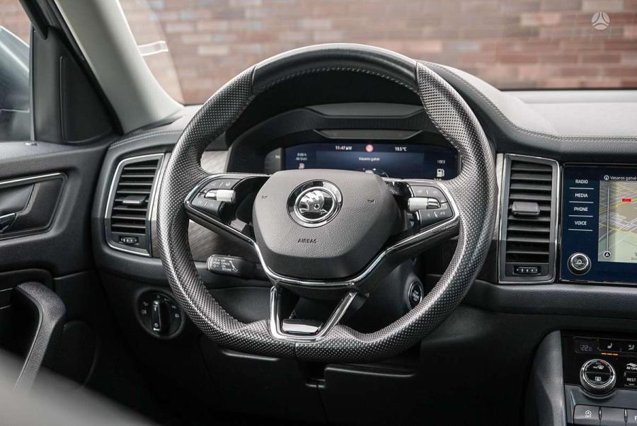 Серый Шкода Kodiaq 2023 в Мариямполе, объемом двигателя 1.97 л и пробегом 217 тыс. км за 21750 €, фото 16 на AUTOMOTO.COM.LV