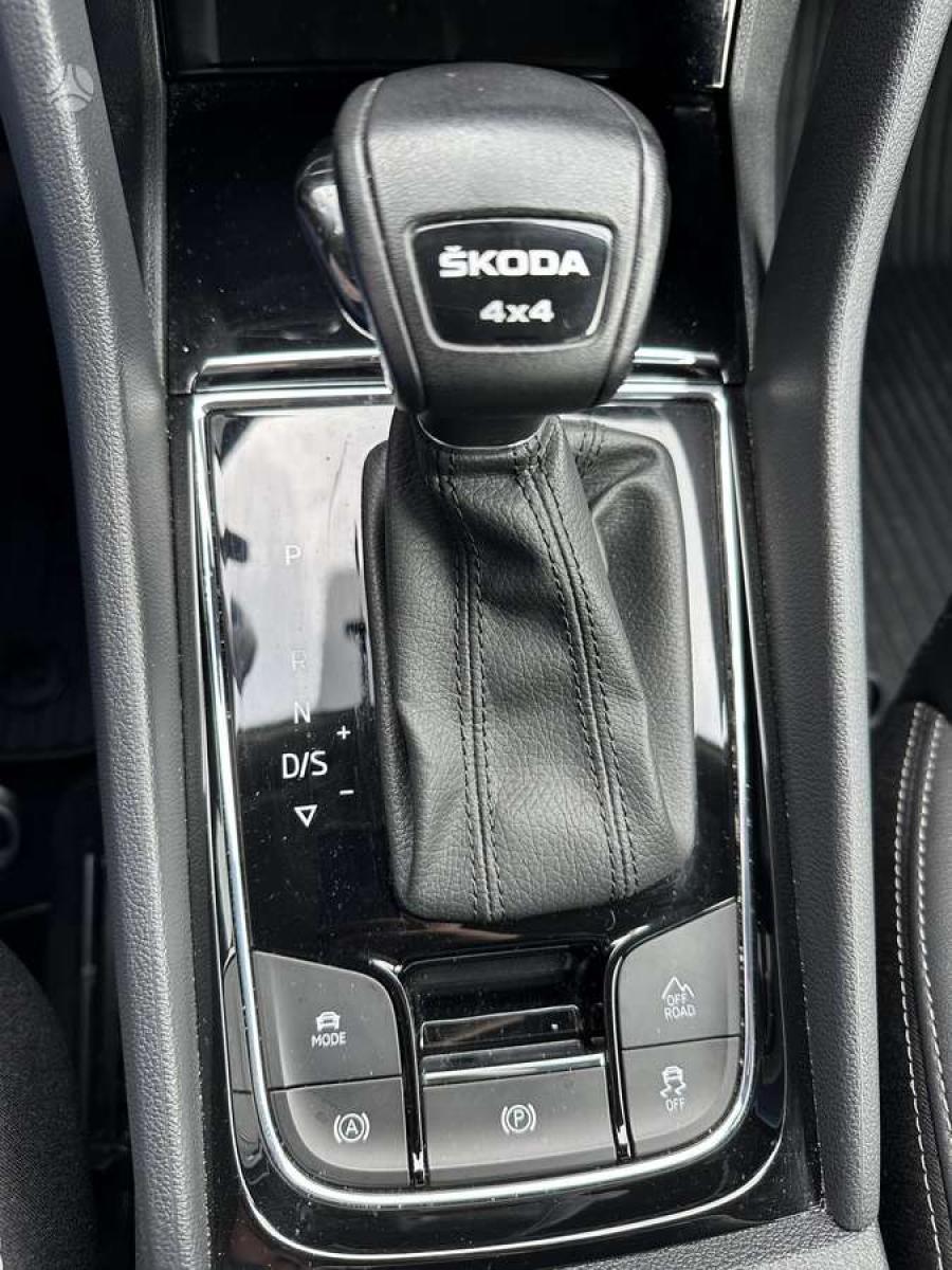 Grey Skoda Kodiaq 2023 in Klaipeda, with an engine capacity of 1.98 L and mileage of 129 thousand km for 29900 €, photo 20 on AUTOMOTO.COM.LV