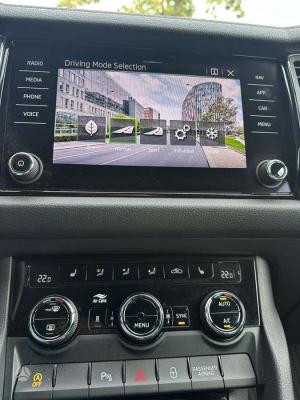 Grey Skoda Kodiaq 2023 in Klaipeda, with an engine capacity of 1.98 L and mileage of 129 thousand km for 29900 €, photo 22 on AUTOMOTO.COM.LV