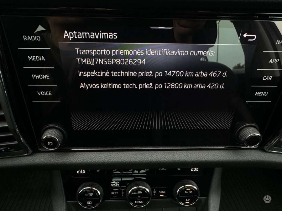 Серый Шкода Kodiaq 2023 в Вильнюс, объемом двигателя 2.00 л и пробегом 158 тыс. км за 23500 €, фото 16 на AUTOMOTO.COM.LV