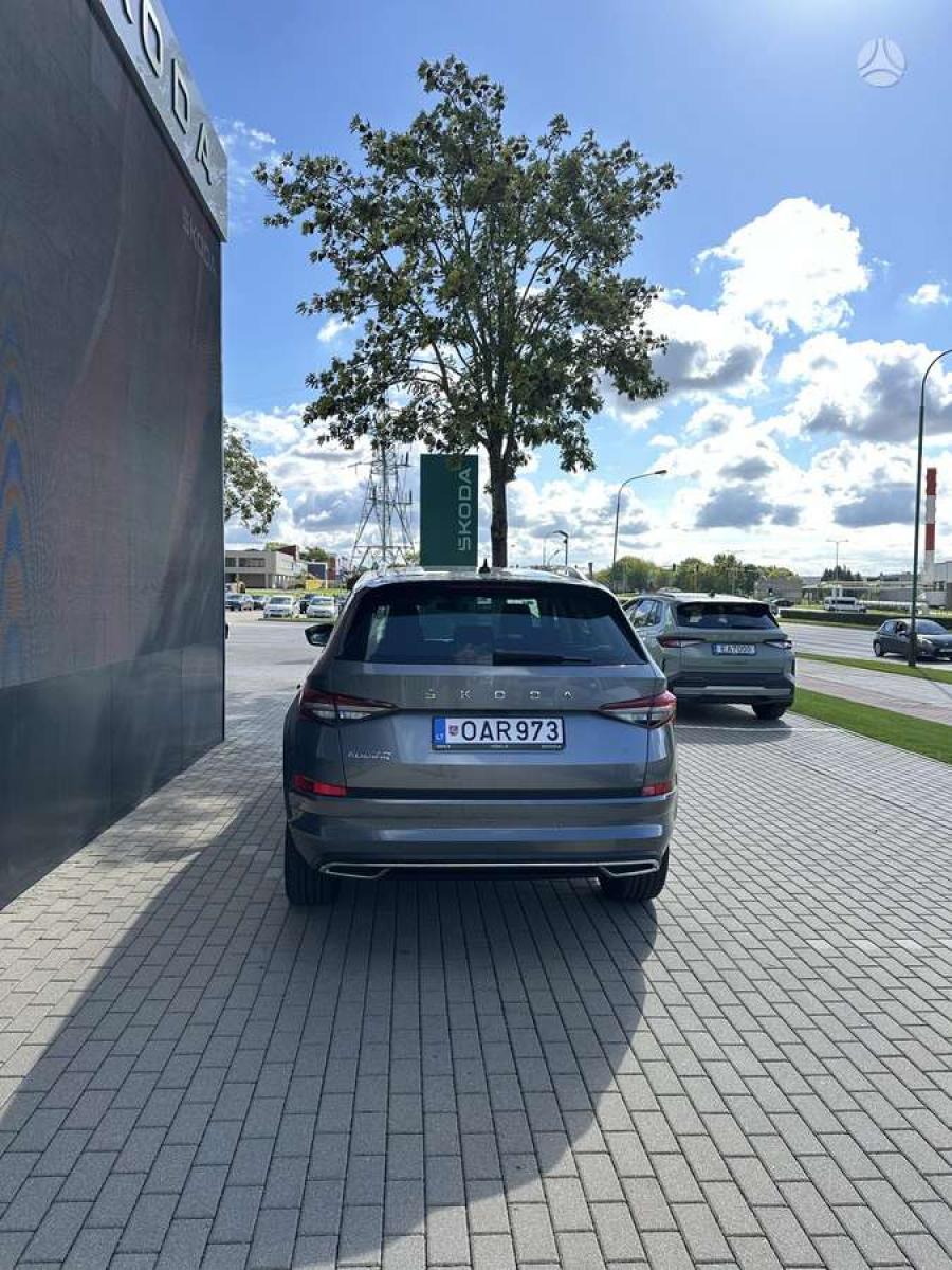 Серый Шкода Kodiaq 2023 в Клайпеда, объемом двигателя 1.97 л и пробегом 153 тыс. км за 29800 €, фото 7 на AUTOMOTO.COM.LV