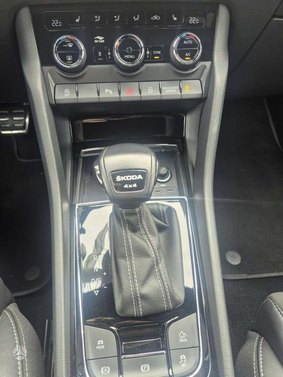 Серый Шкода Kodiaq 2023 в Вильнюс, объемом двигателя 1.97 л и пробегом 156 тыс. км за 27500 €, фото 14 на AUTOMOTO.COM.LV