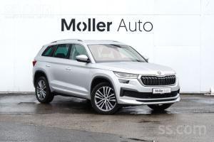 Grey Skoda Kodiaq 2023 in Riga, with an engine capacity of 2.00 L and mileage of 134 thousand km for 30500 €, photo 3 on AUTOMOTO.COM.LV