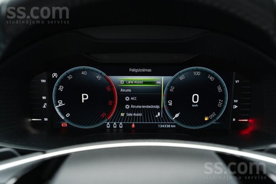 Grey Skoda Kodiaq 2023 in Riga, with an engine capacity of 2.00 L and mileage of 134 thousand km for 30500 €, photo 18 on AUTOMOTO.COM.LV