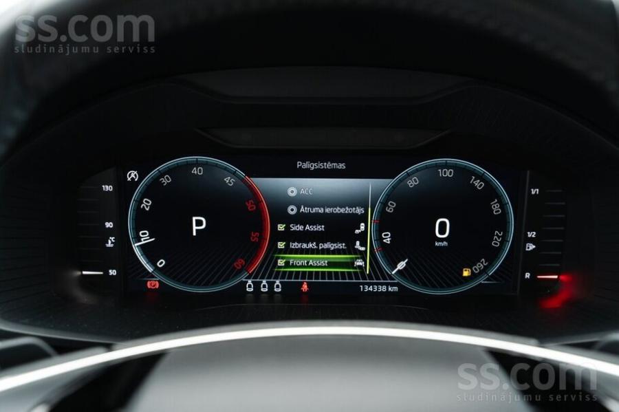 Grey Skoda Kodiaq 2023 in Riga, with an engine capacity of 2.00 L and mileage of 134 thousand km for 30500 €, photo 19 on AUTOMOTO.COM.LV