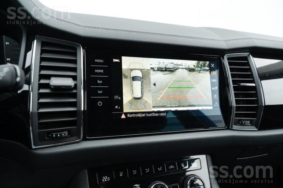Grey Skoda Kodiaq 2023 in Riga, with an engine capacity of 2.00 L and mileage of 134 thousand km for 30500 €, photo 23 on AUTOMOTO.COM.LV