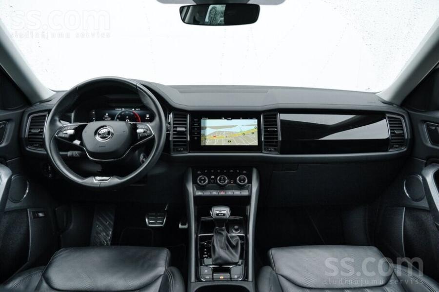 Grey Skoda Kodiaq 2023 in Riga, with an engine capacity of 2.00 L and mileage of 134 thousand km for 30500 €, photo 36 on AUTOMOTO.COM.LV
