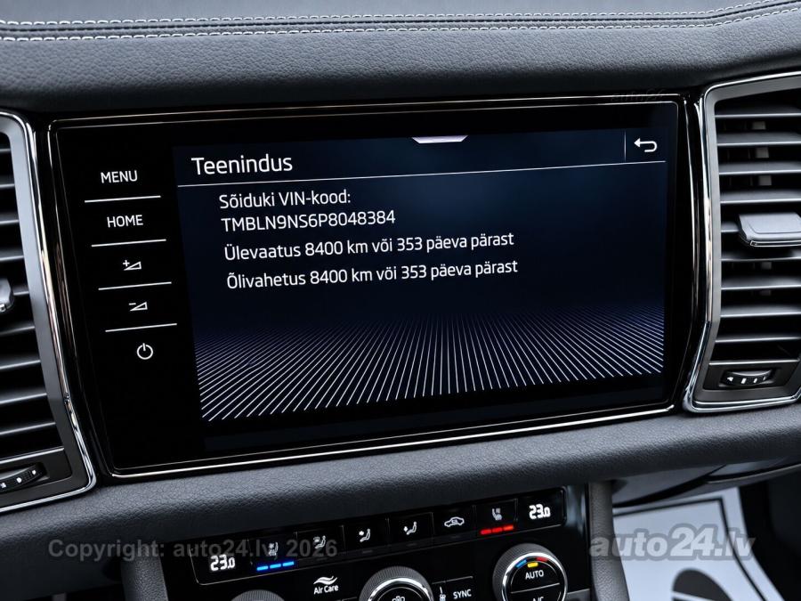 Серый Шкода Kodiaq 2023 в Пярну, объемом двигателя 2.00 л и пробегом 81 тыс. км за 35990 €, фото 24 на AUTOMOTO.COM.LV