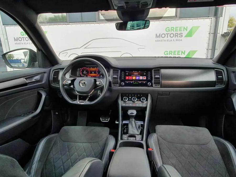 Grey Skoda Kodiaq 2023 in Tukums, with an engine capacity of 2.00 L and mileage of 58 thousand km for 32900 €, photo 6 on AUTOMOTO.COM.LV