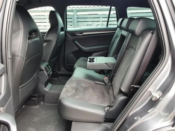 Grey Skoda Kodiaq 2023 in Tukums, with an engine capacity of 2.00 L and mileage of 58 thousand km for 32900 €, photo 8 on AUTOMOTO.COM.LV