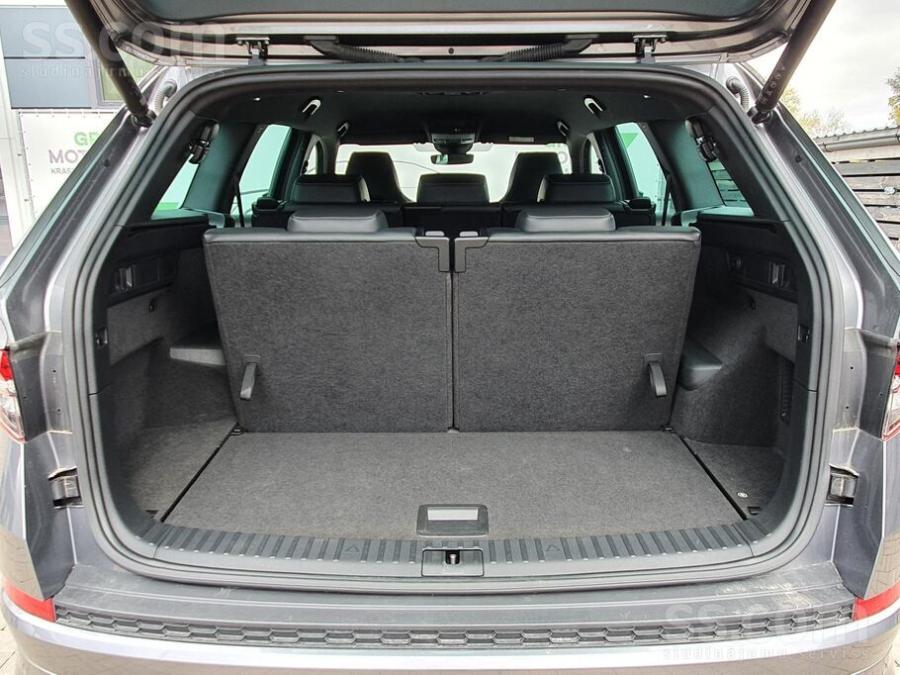 Pelēks Skoda Kodiaq 2023 Rīga, ar dzinēja tilpumu 2.00 L un nobraukumu 58 tūkst. km par 32900 €, foto 12 vietnē AUTOMOTO.COM.LV