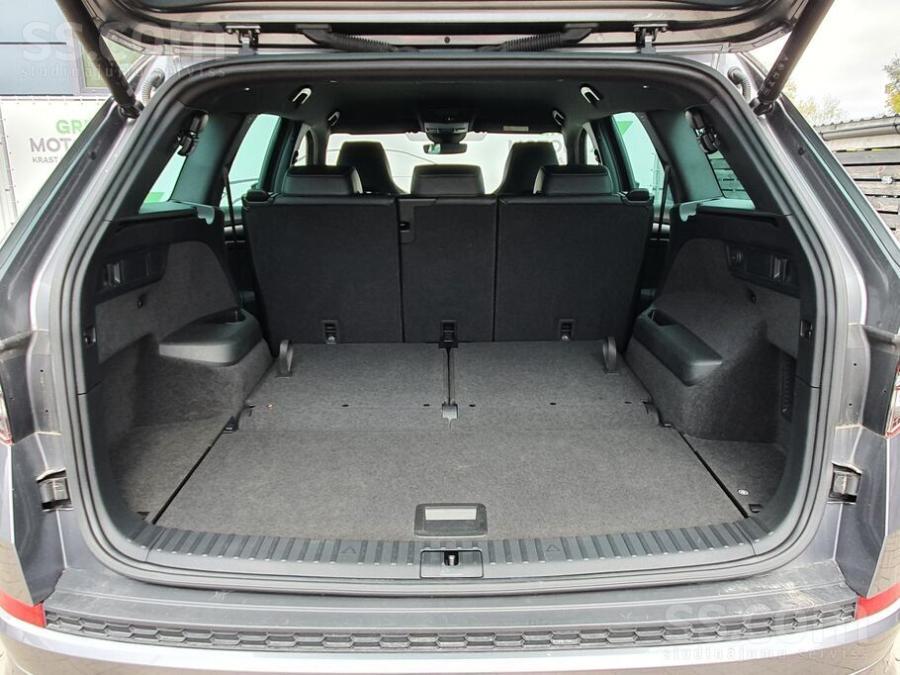 Pelēks Skoda Kodiaq 2023 Rīga, ar dzinēja tilpumu 2.00 L un nobraukumu 58 tūkst. km par 32900 €, foto 13 vietnē AUTOMOTO.COM.LV