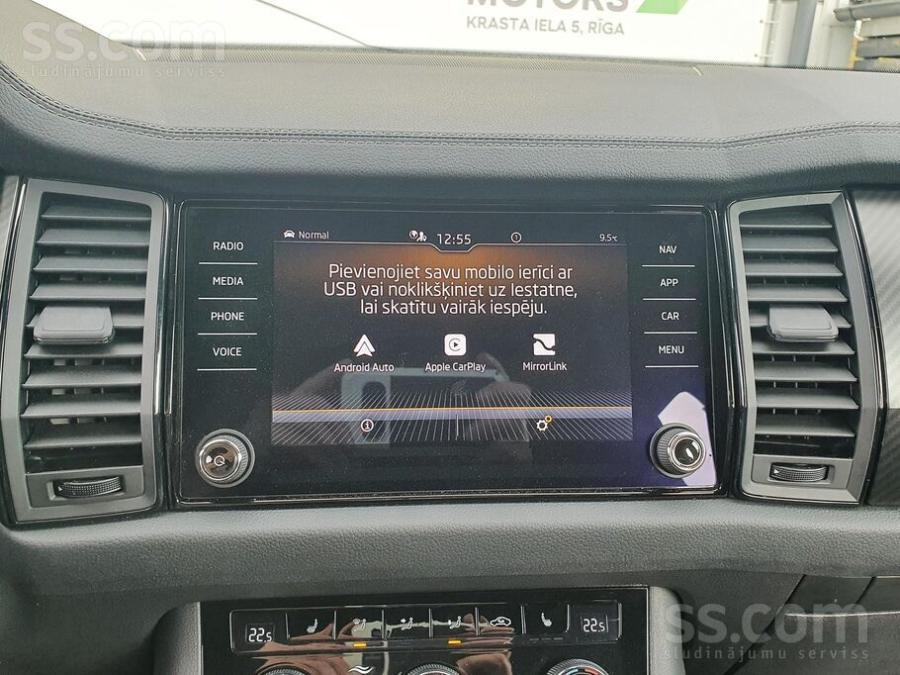 Pelēks Skoda Kodiaq 2023 Rīga, ar dzinēja tilpumu 2.00 L un nobraukumu 58 tūkst. km par 32900 €, foto 20 vietnē AUTOMOTO.COM.LV