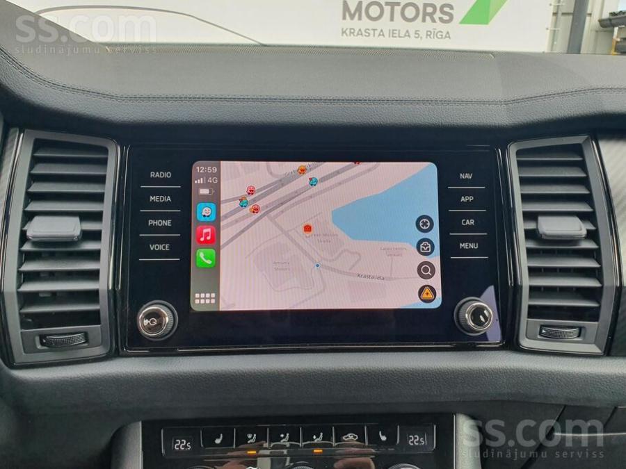 Pelēks Skoda Kodiaq 2023 Rīga, ar dzinēja tilpumu 2.00 L un nobraukumu 58 tūkst. km par 32900 €, foto 22 vietnē AUTOMOTO.COM.LV