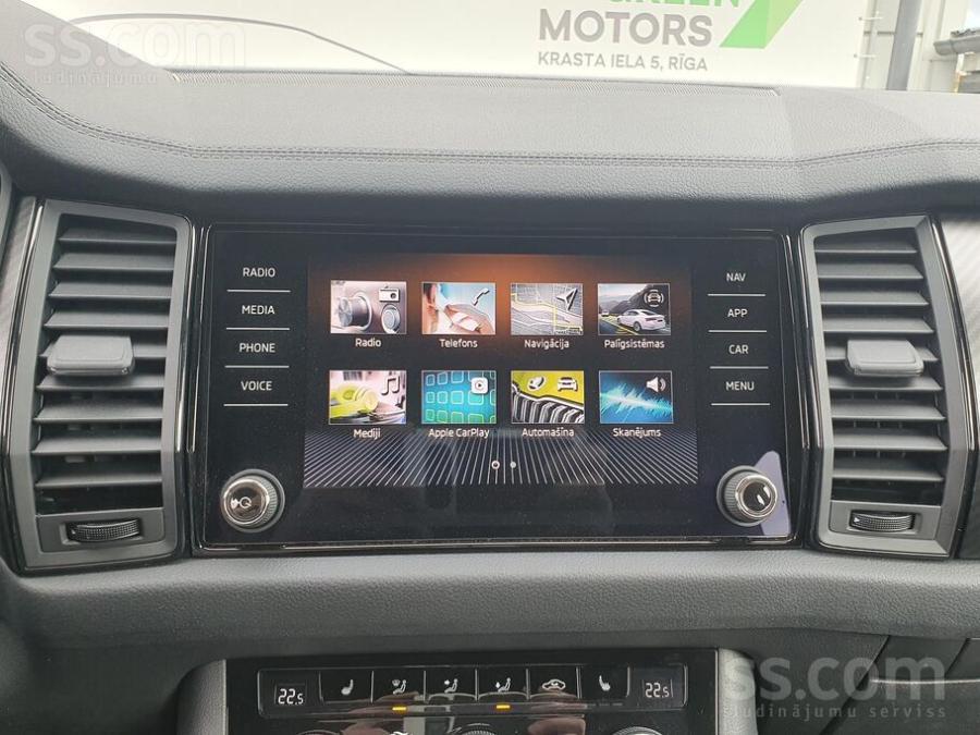 Pelēks Skoda Kodiaq 2023 Rīga, ar dzinēja tilpumu 2.00 L un nobraukumu 58 tūkst. km par 32900 €, foto 23 vietnē AUTOMOTO.COM.LV