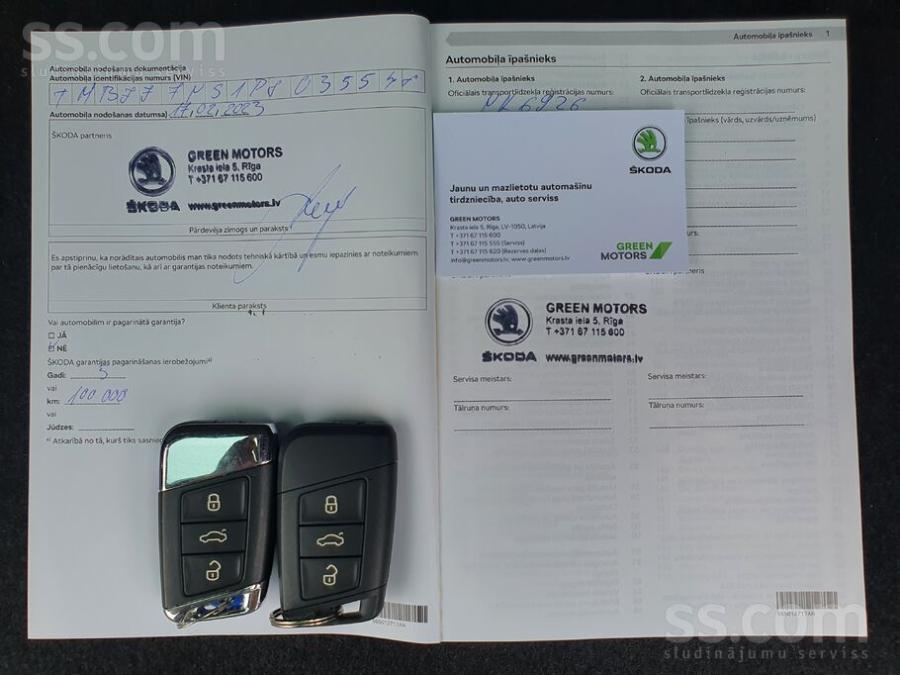 Pelēks Skoda Kodiaq 2023 Rīga, ar dzinēja tilpumu 2.00 L un nobraukumu 58 tūkst. km par 32900 €, foto 36 vietnē AUTOMOTO.COM.LV