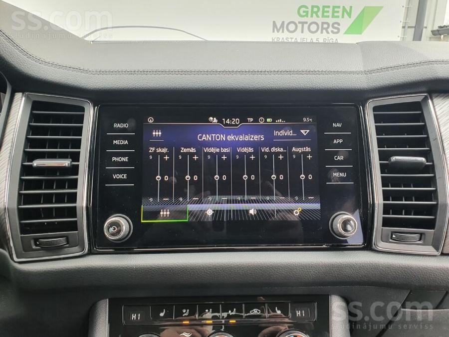 Pelēks Skoda Kodiaq 2023 Rīga, ar dzinēja tilpumu 2.00 L un nobraukumu 80 tūkst. km par 30900 €, foto 26 vietnē AUTOMOTO.COM.LV