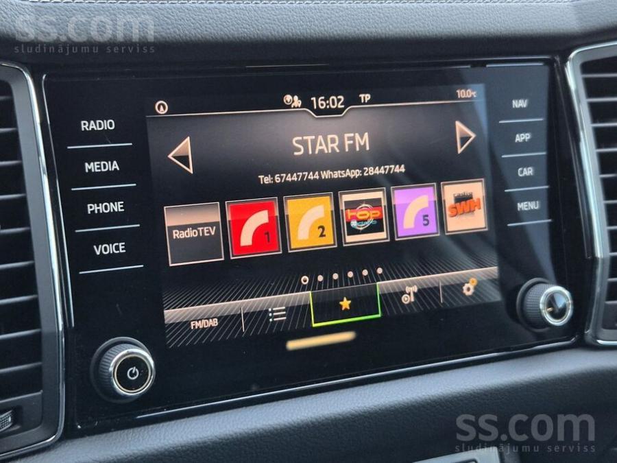 Серый Шкода Kodiaq 2023 в Рига, объемом двигателя 1.50 л и пробегом 77 тыс. км за 25990 €, фото 16 на AUTOMOTO.COM.LV