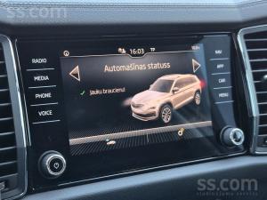Серый Шкода Kodiaq 2023 в Рига, объемом двигателя 1.50 л и пробегом 77 тыс. км за 25990 €, фото 18 на AUTOMOTO.COM.LV