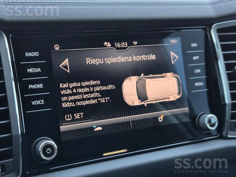 Серый Шкода Kodiaq 2023 в Рига, объемом двигателя 1.50 л и пробегом 77 тыс. км за 25990 €, фото 19 на AUTOMOTO.COM.LV