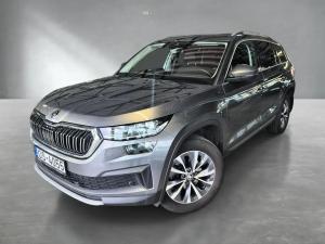 Grey Skoda Kodiaq 2023 in Riga, with an engine capacity of 1.50 L and mileage of 65 thousand km for 27490 €, photo  on AUTOMOTO.COM.LV