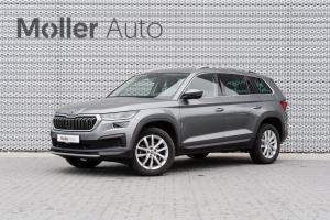 Grey Skoda Kodiaq 2023 in Marupe, with an engine capacity of 2.00 L and mileage of 130 thousand km for 30150 €, photo  on AUTOMOTO.COM.LV